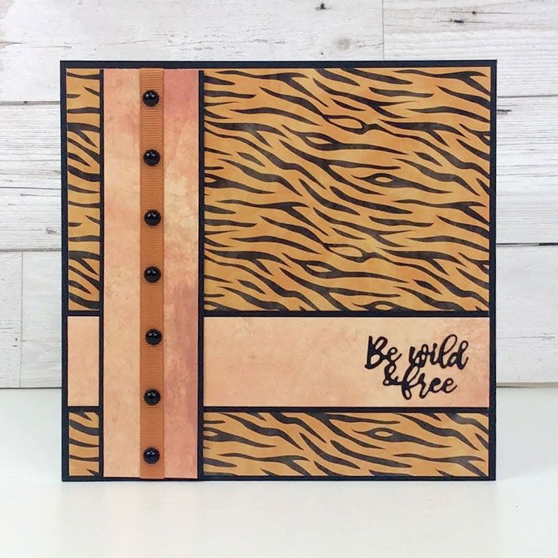 How to Make an Animal Print Card | Hunkydory Crafts