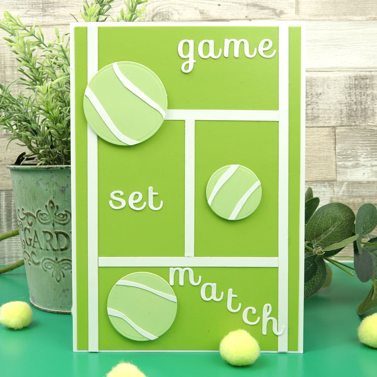 How to Make a Tennis Court Card | Hunkydory Crafts